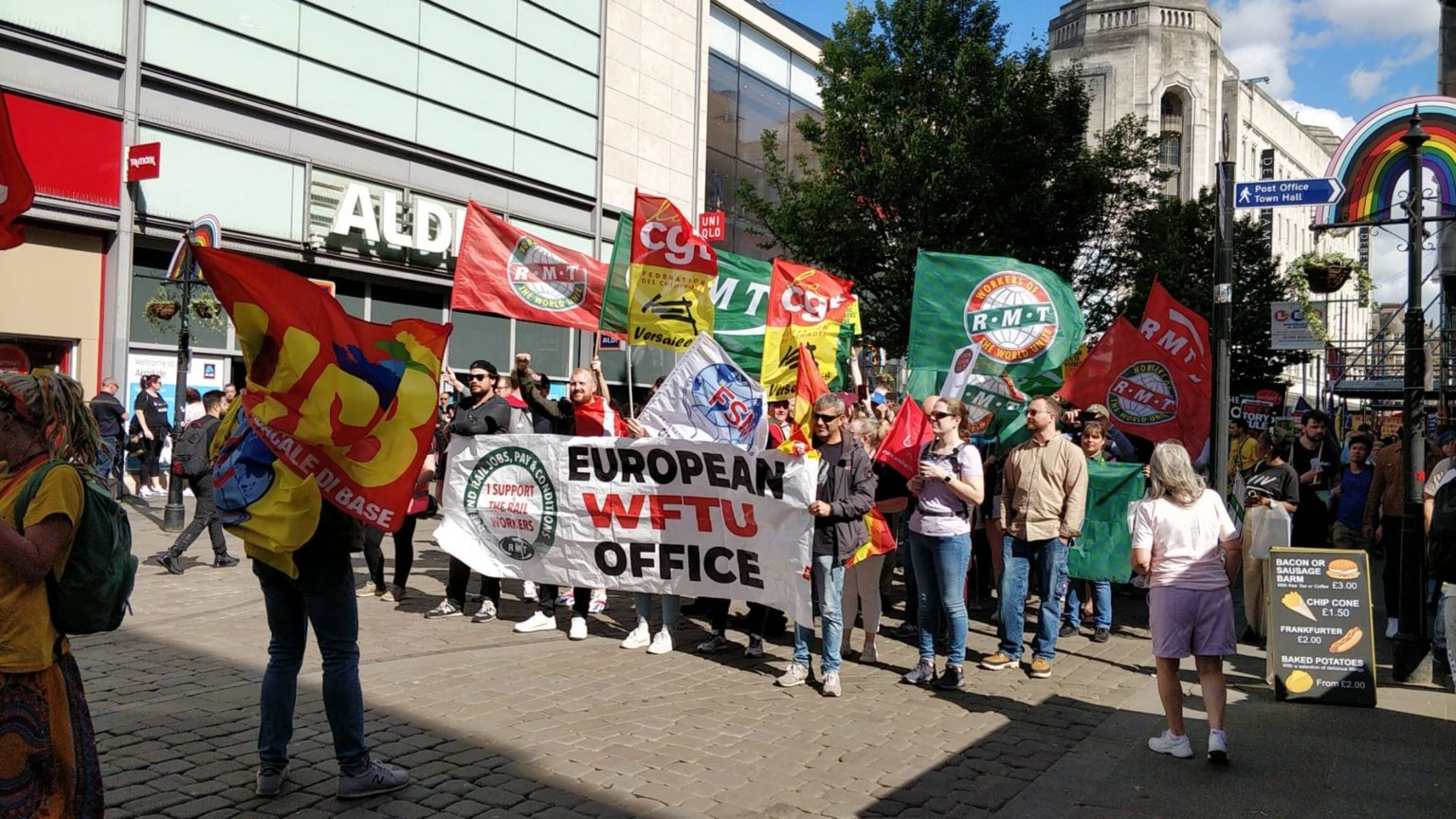 EUROF WFTU at the side of the Greek workers
